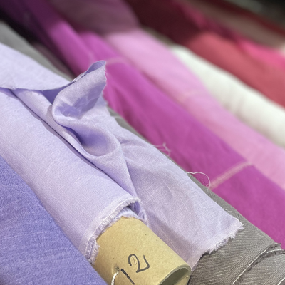 Linen Look Curtaining - Silver – Fabworks Online