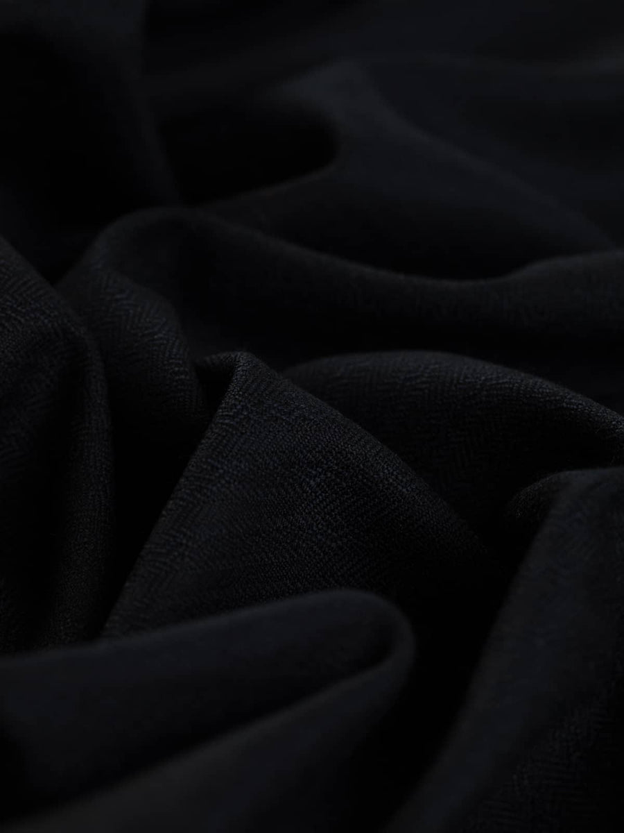 100% Virgin Wool Fancy Twill Suiting - Navy Fandango – Fabworks Online