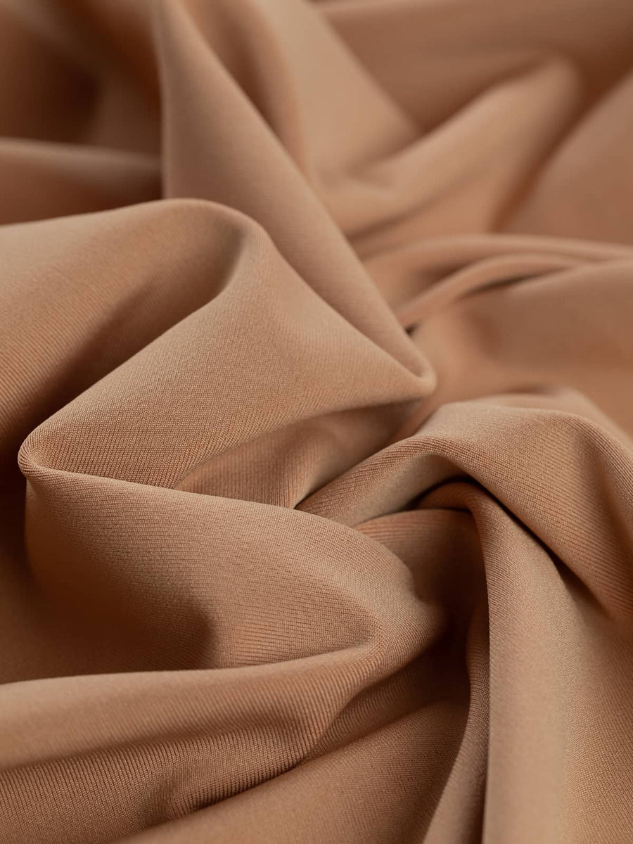 Matte Lycra Interlock - Chic Camel – Fabworks Online