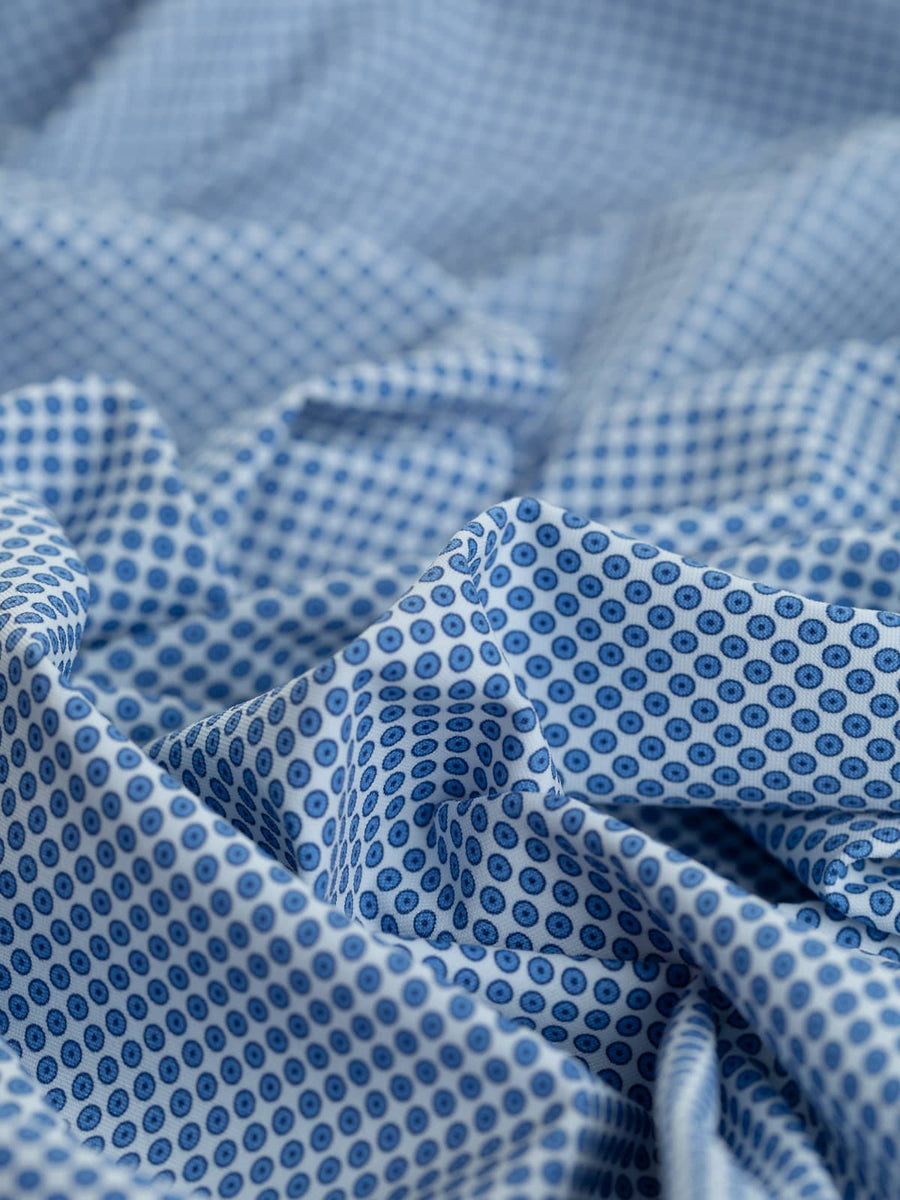 Super Stretch Soft Touch Jersey - Decreasing Circles – Fabworks Online