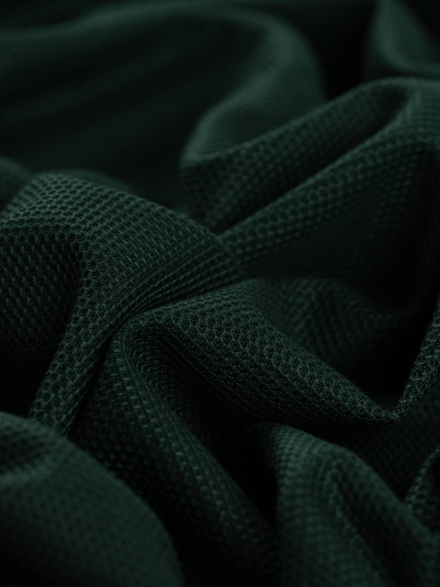 Pique Interlock Jersey - Green Peaks – Fabworks Online