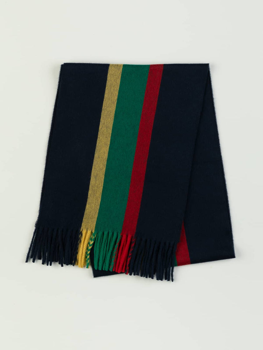 Pure Cashmere Scarf - Rowing Club Stripe – Fabworks Online
