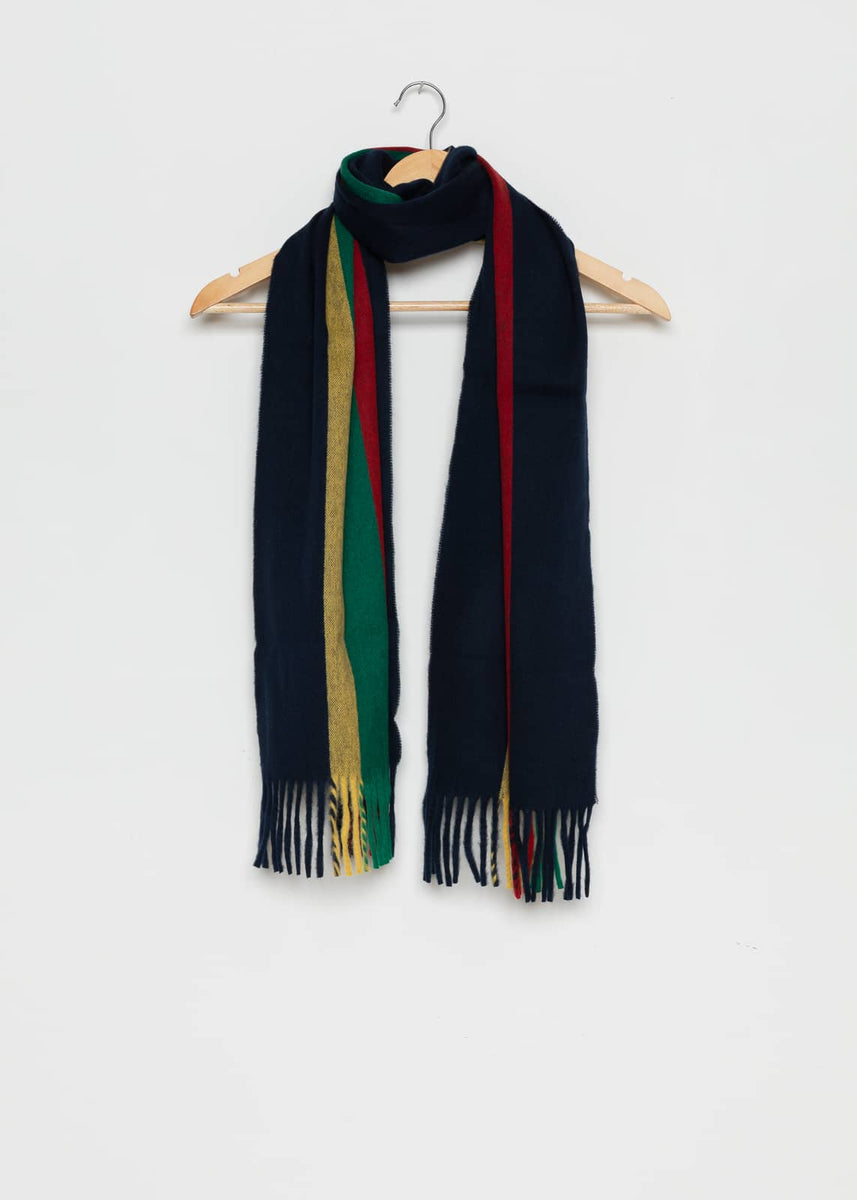 Pure Cashmere Scarf - Rowing Club Stripe – Fabworks Online