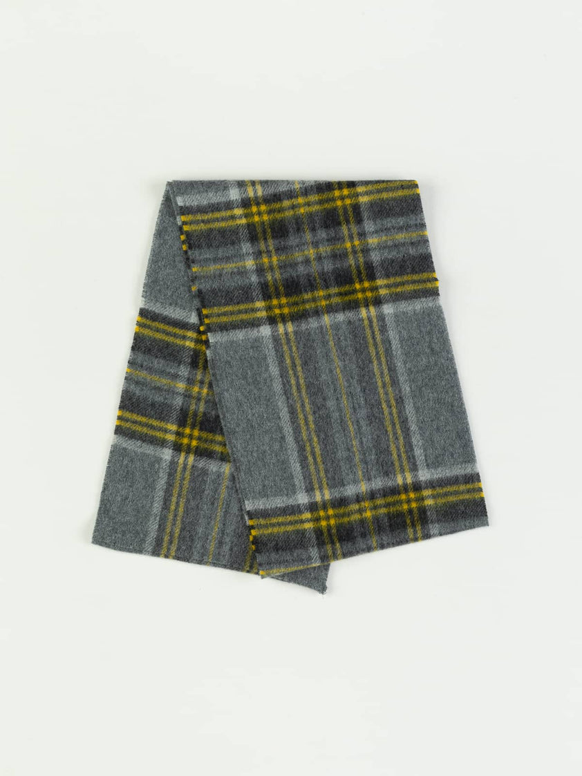 Pure Merino Wool Infinity Scarf - Bumble Bee Check – Fabworks Online