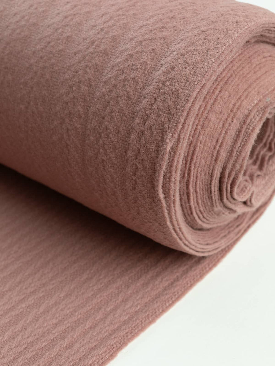 100% Wool Cable Weave - Dusty Cedar – Fabworks Online