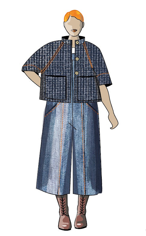 Kusama Jacket - Sew Different Patterns – Fabworks Online