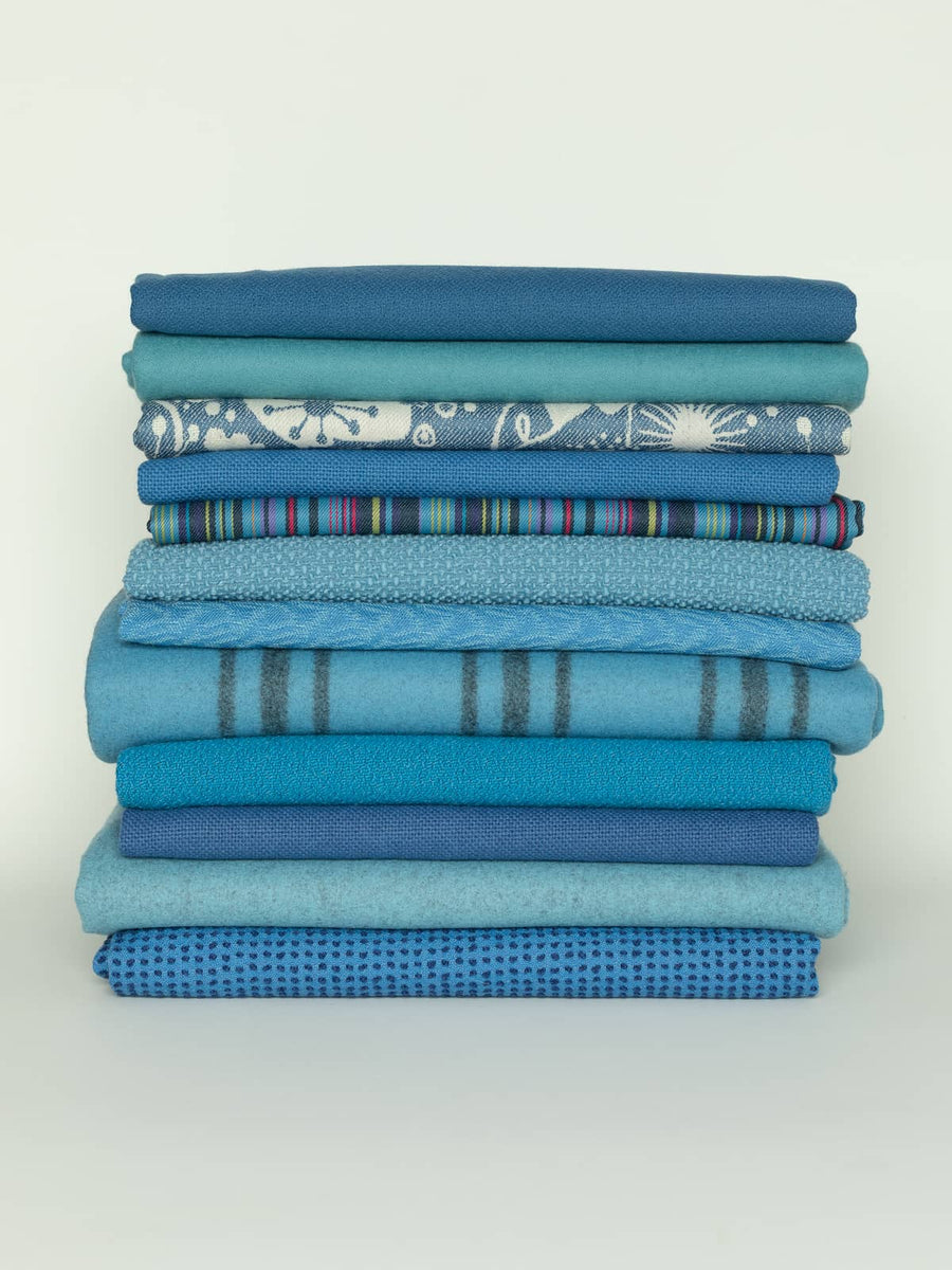 Sample Pack: Yorkshire Furnishing Fabrics - Light Blue (Pack of 10 ...