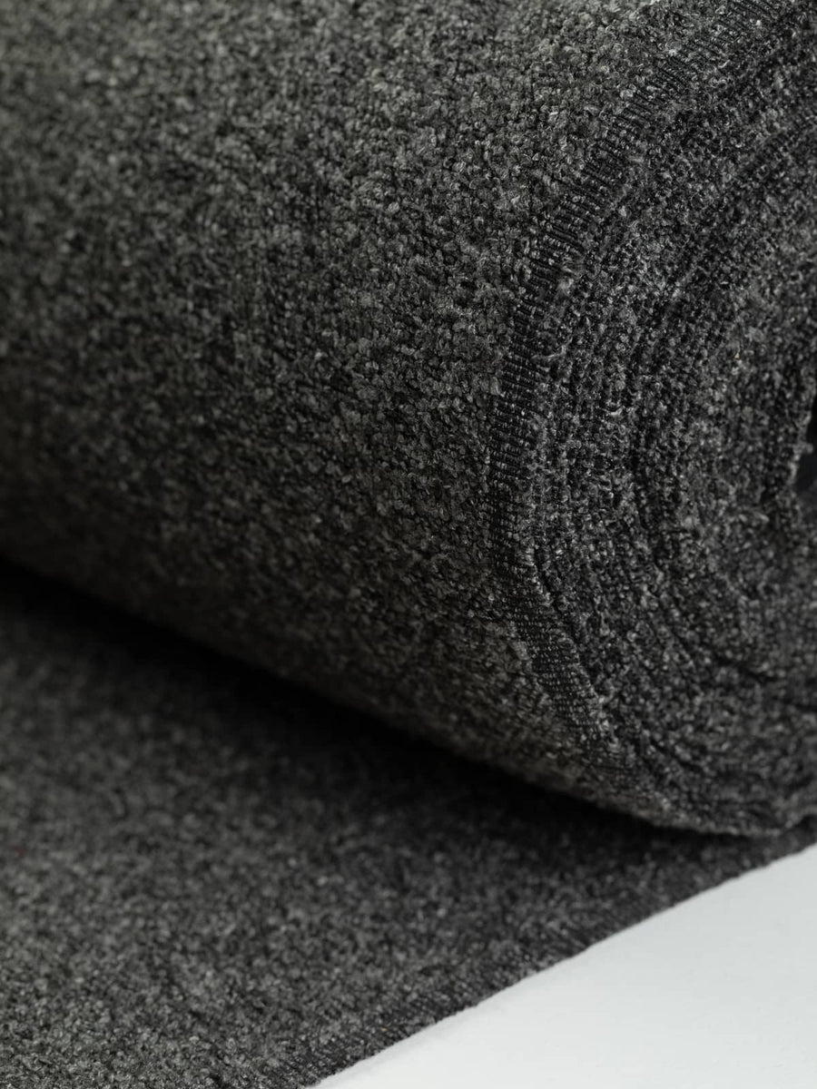 Furnishing Bouclé (Wool-Look) - Coal Face – Fabworks Online