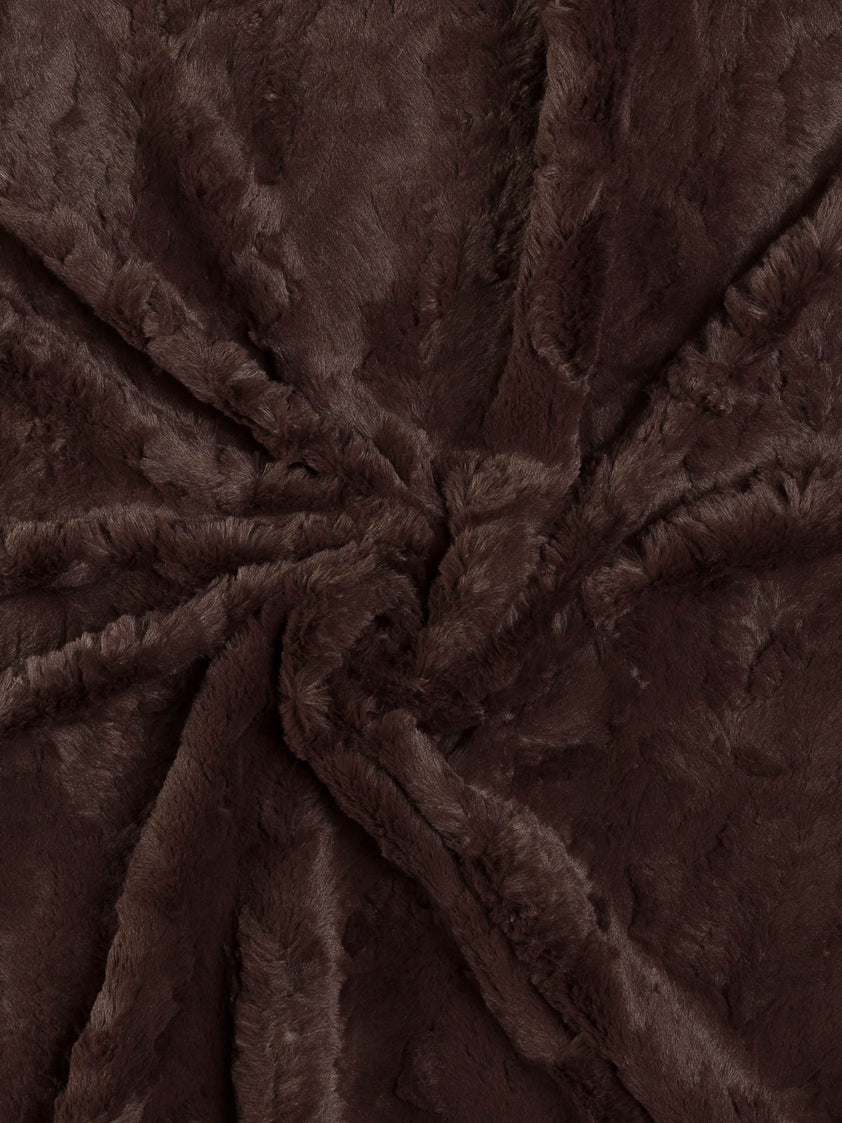 Dusty Chocolate Minky Fur – Fabworks Online