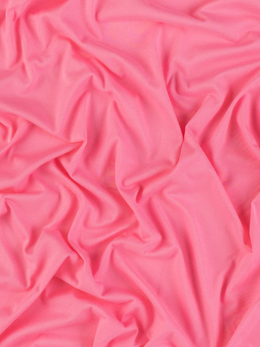 Bubblegum Pink - Cotton Single Jersey – Fabworks Online