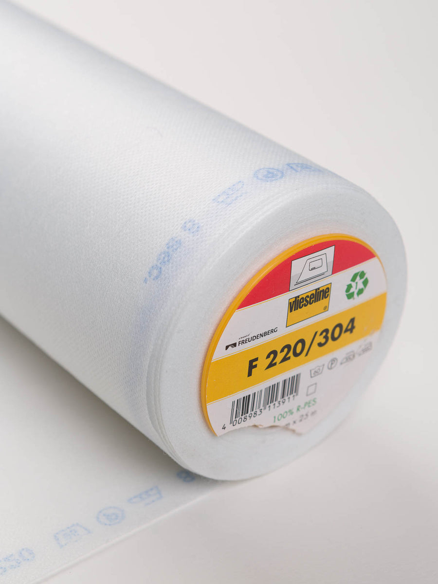Iron-on Interfacing - Vlieseline F220 White - Medium weight (Dressmaki ...