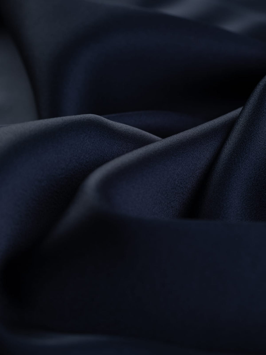 Cotton Acetate Double Satin Royale - After Dark – Fabworks Online